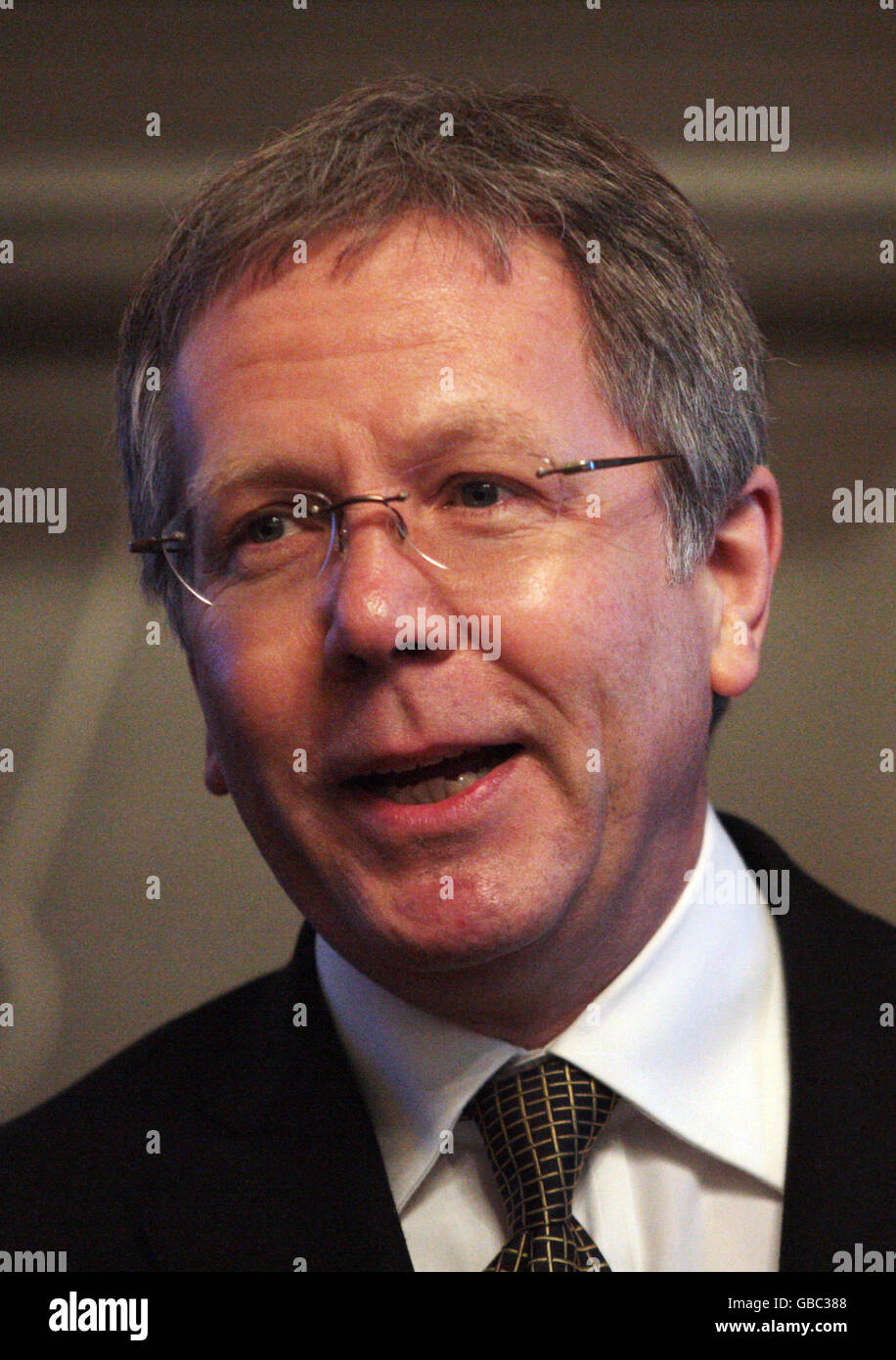 Clydesdale Bank chief David Thorburn at Edinburgh Castle where he and ...