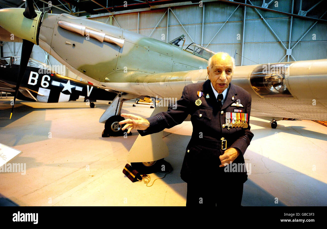 Indian national who flew hurricanes raf world war ii hi-res stock ...