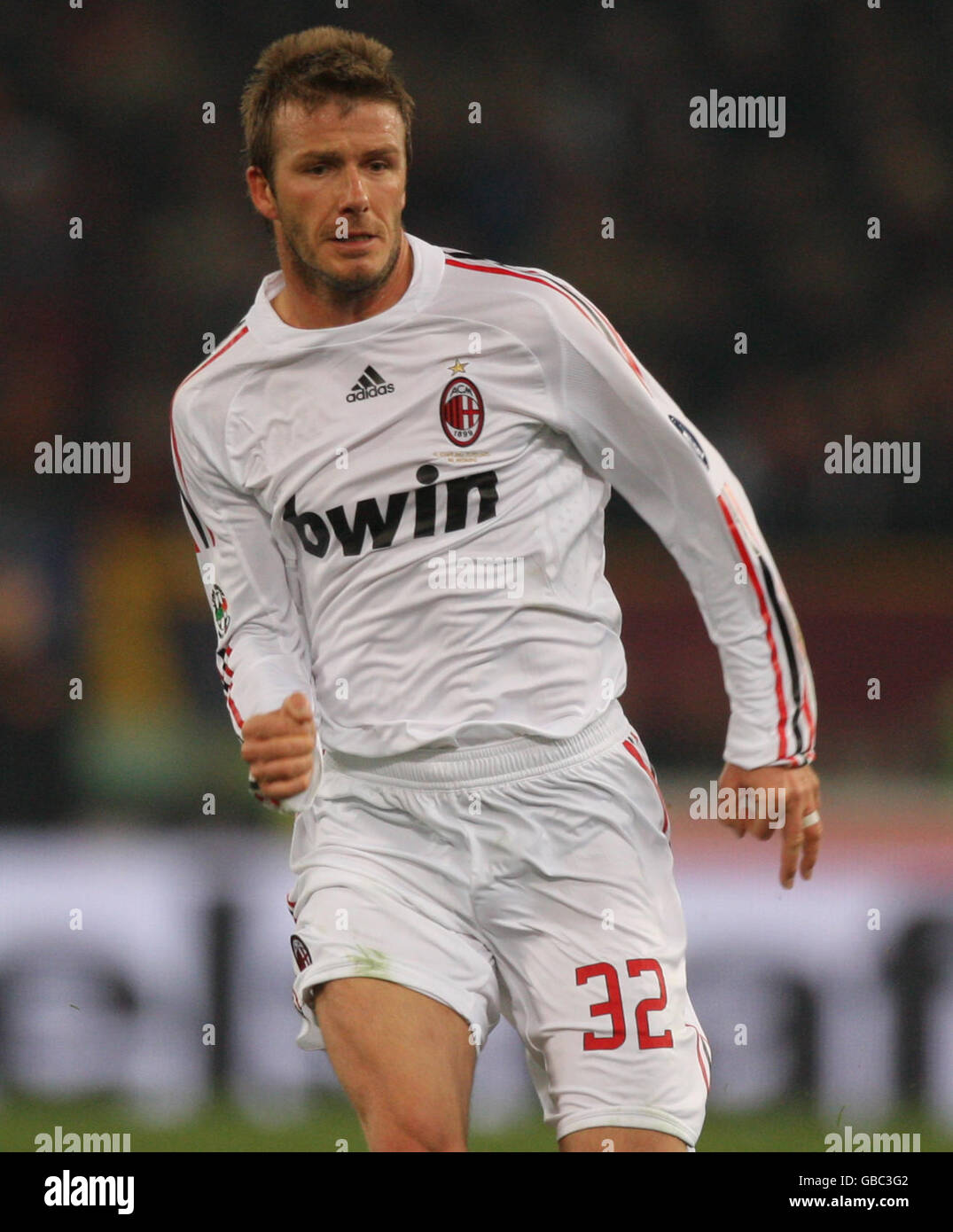Ac milan's david beckham 2009 hi-res stock photography and images - Alamy