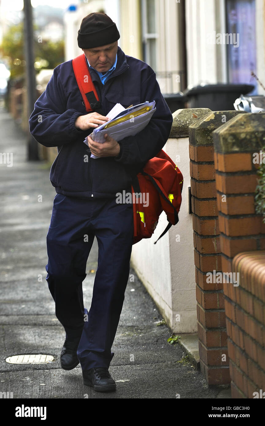 Royal mail postman letter hi-res stock photography and images - Alamy