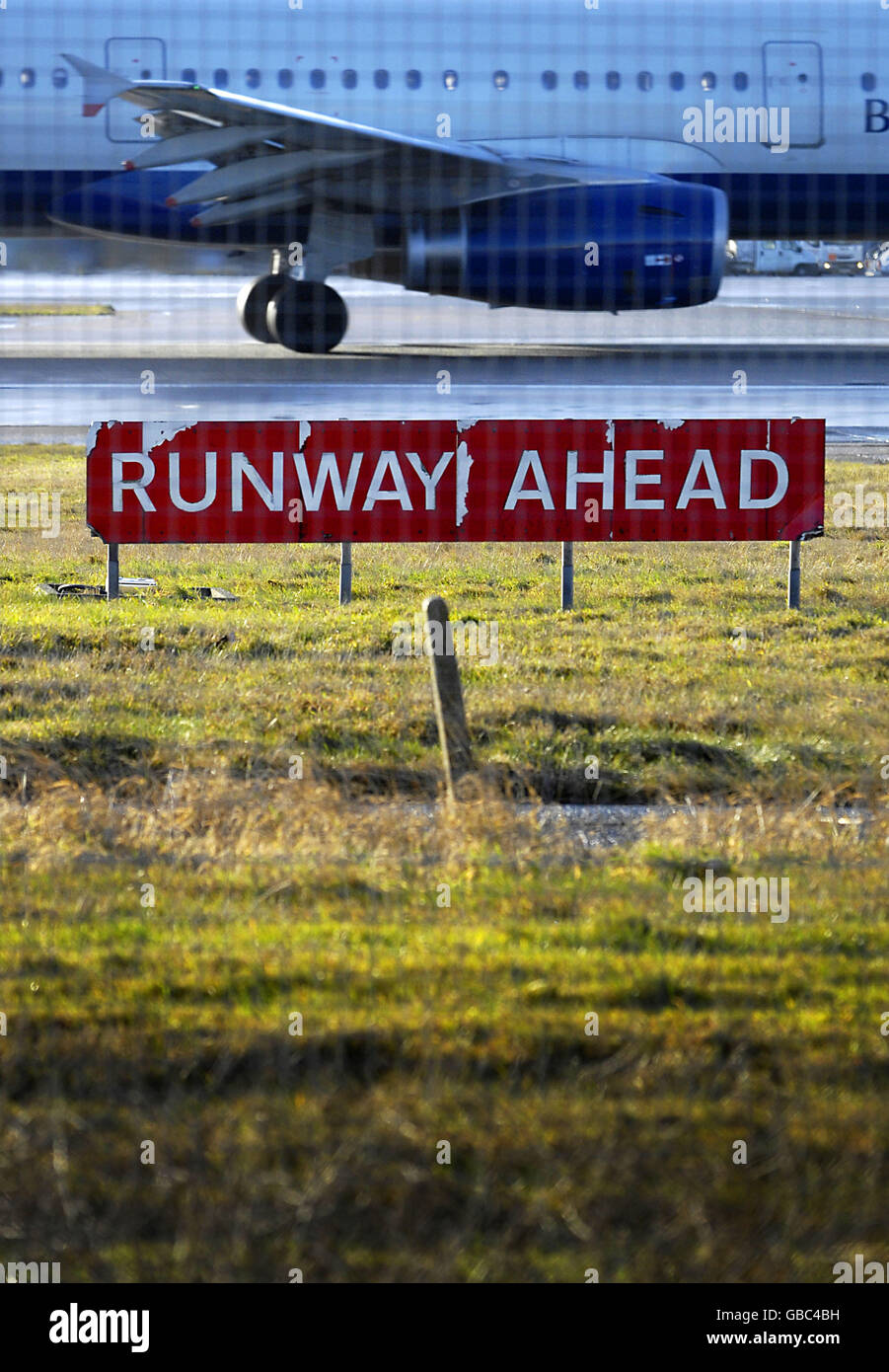 Heathrow third runway protest Stock Photo - Alamy