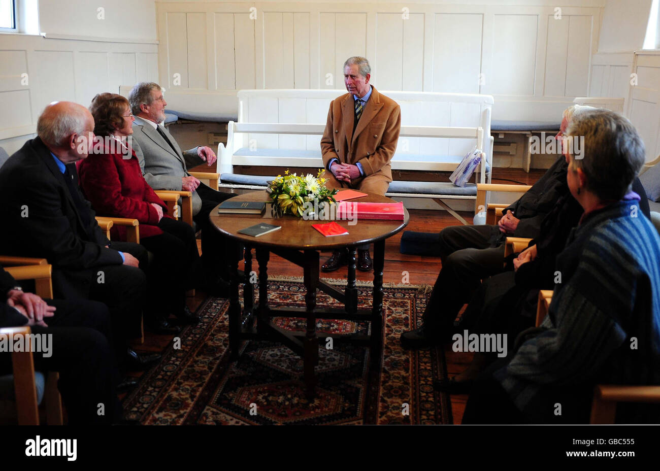 The Prince of Wales meets Quakers and local residents at The Quaker ...