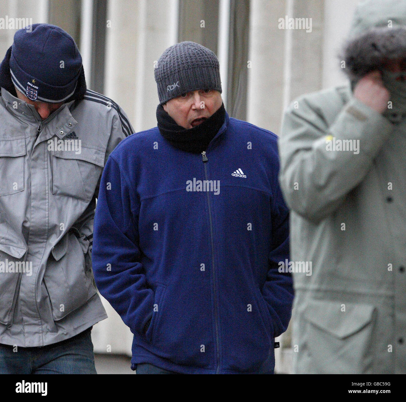 Keith Stevens, 54, (centre) of Portland Close, Hailsham, East Sussex ...