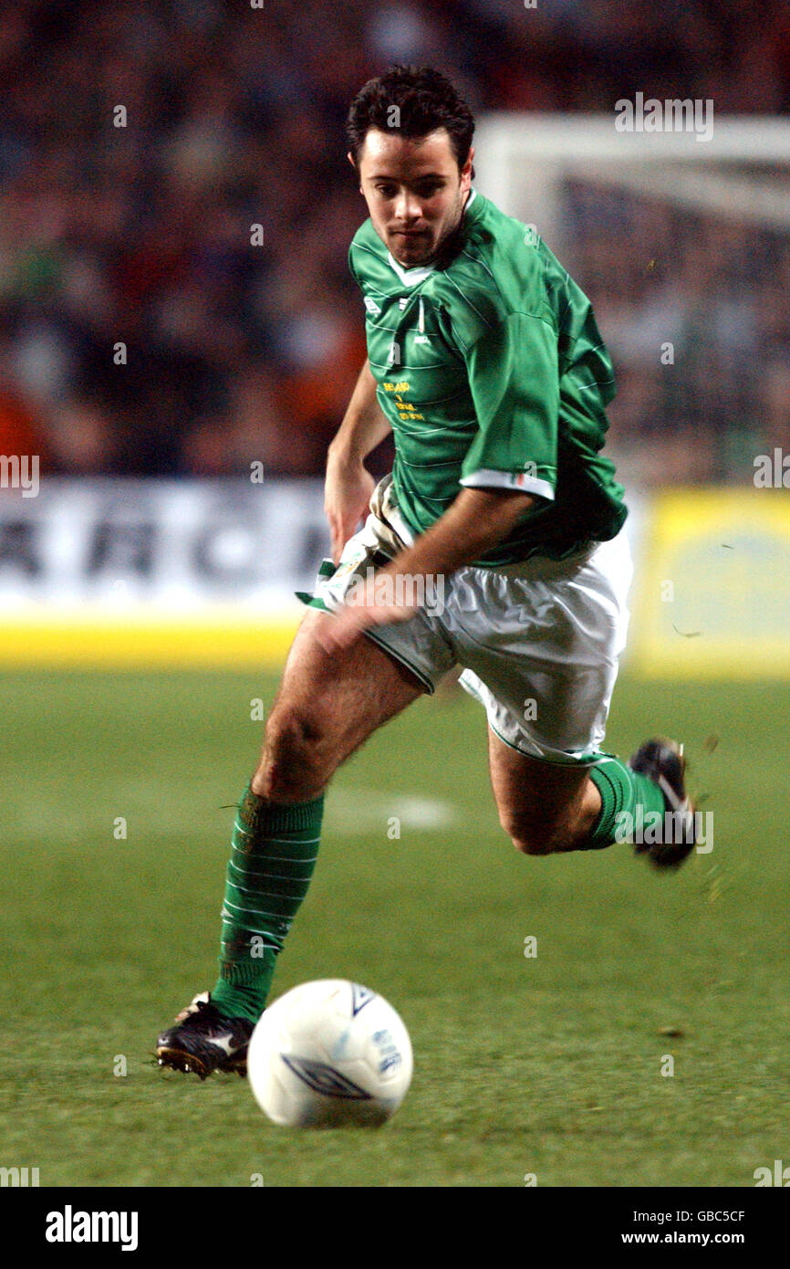 Soccer - International Friendly - Ireland v Brazil. Andy Reid, Ireland ...