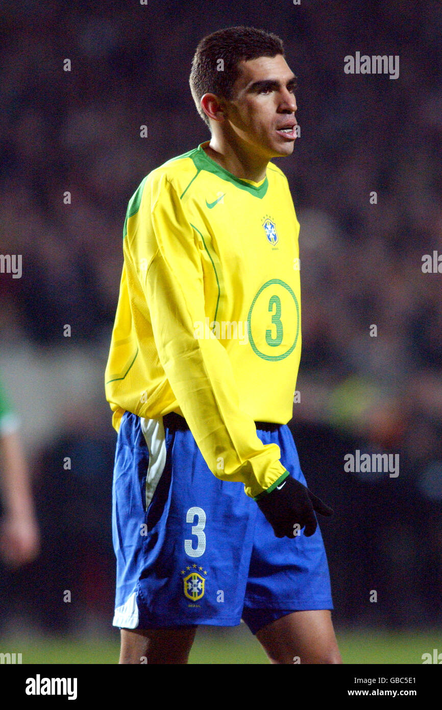 Soccer - International Friendly - Ireland v Brazil. Lucio, Brazil Stock ...