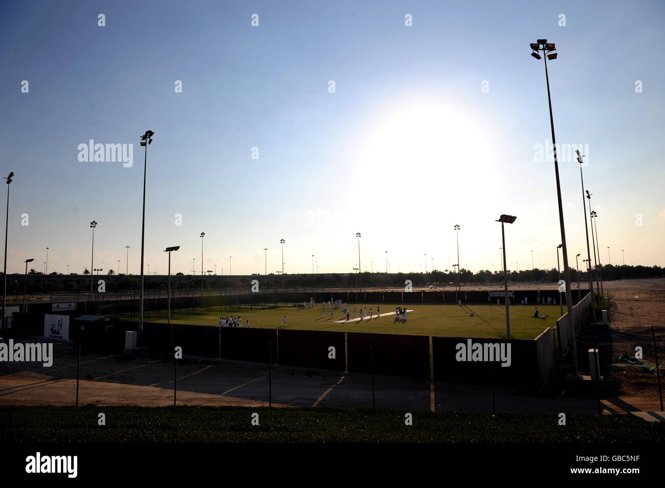 General view of the training facility at the Sheikh Zayed Stadium in ...