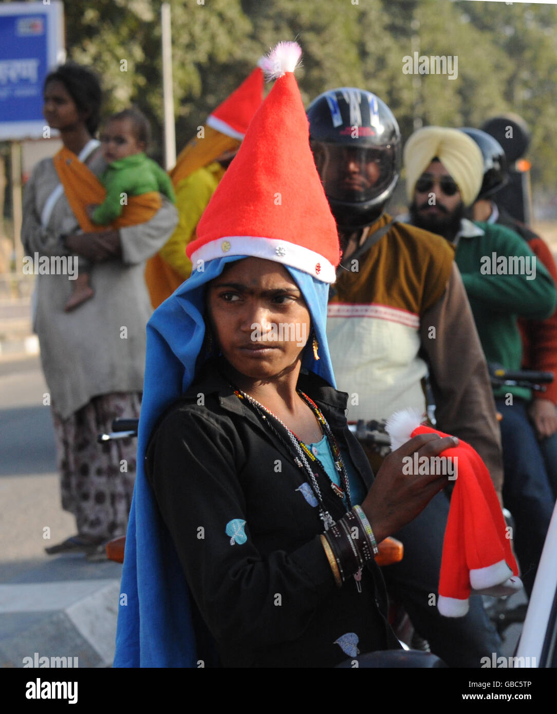 India christmas father hi-res stock photography and images - Alamy