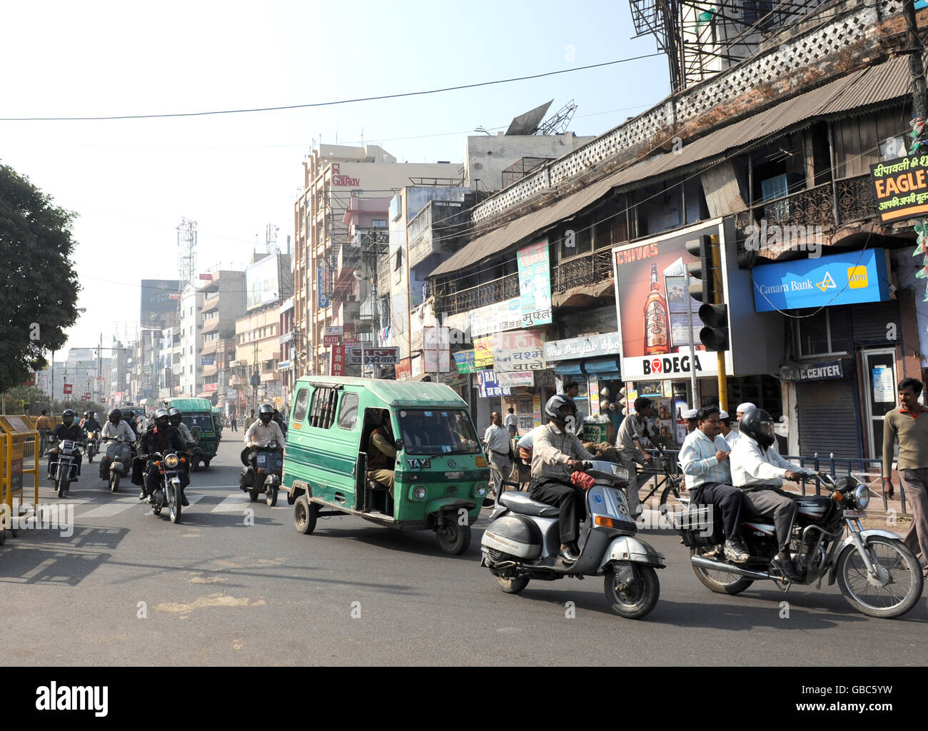 Travel Stock, India. General view of Kanpur, India Stock Photo - Alamy