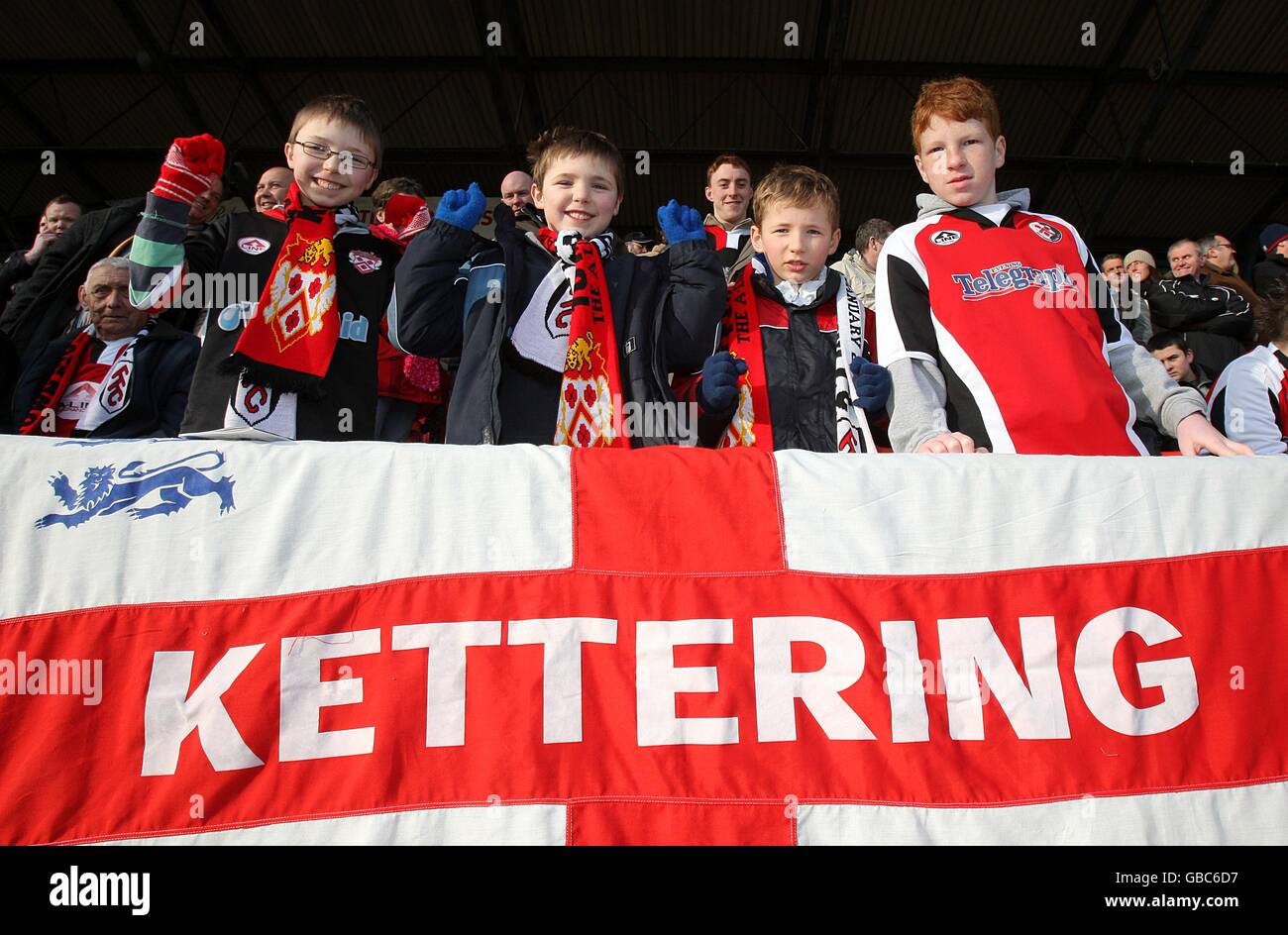 Kettering town flag hi-res stock photography and images - Alamy