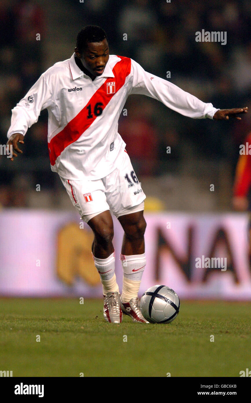 Soccer international friendly spain v peru hi-res stock photography and ...