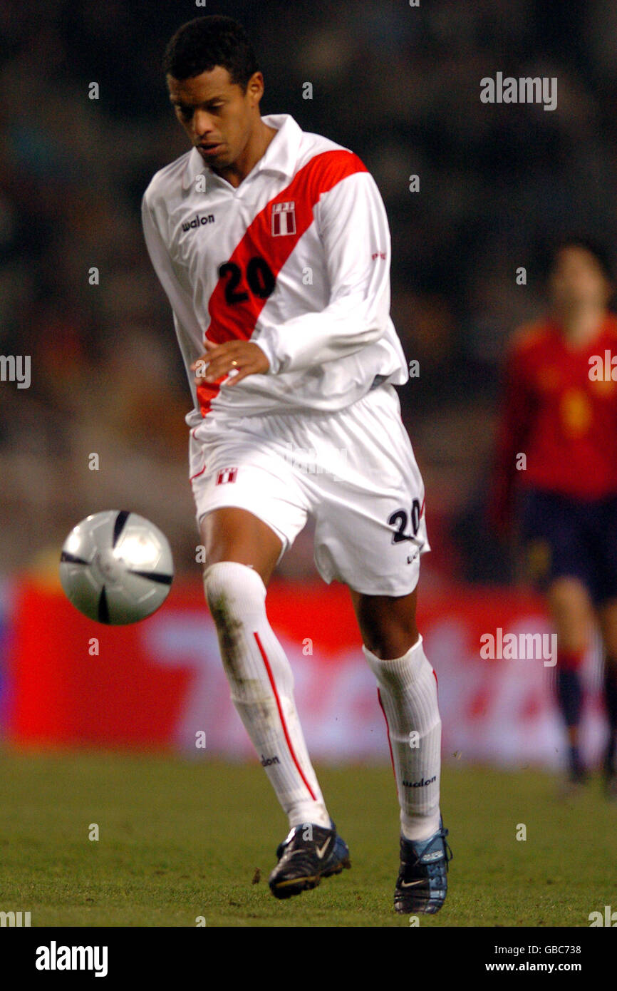 Soccer international friendly spain v peru hi-res stock photography and ...