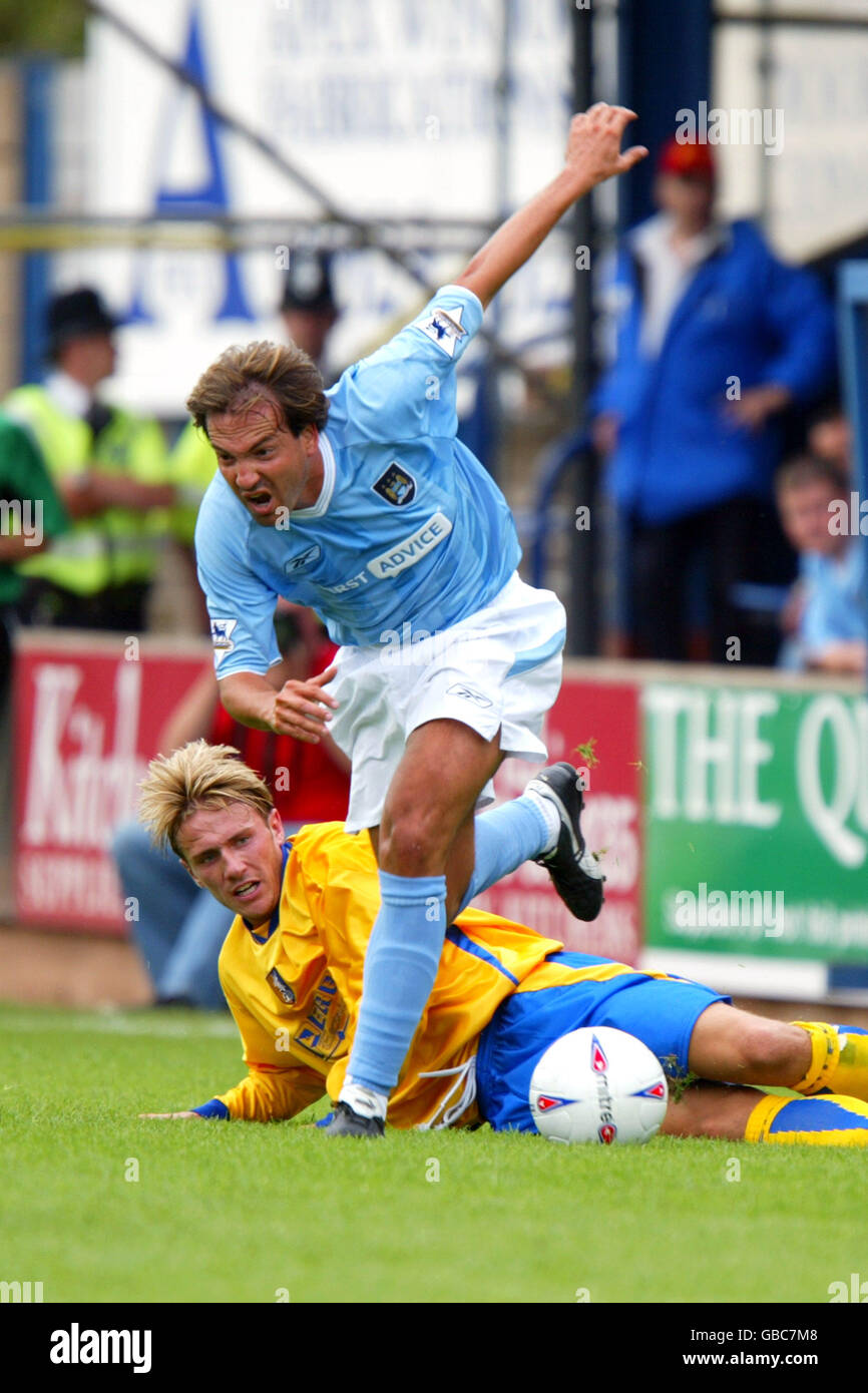 Soccer - Pre Season Friendly - Mansfield Town v Manchester City Stock ...