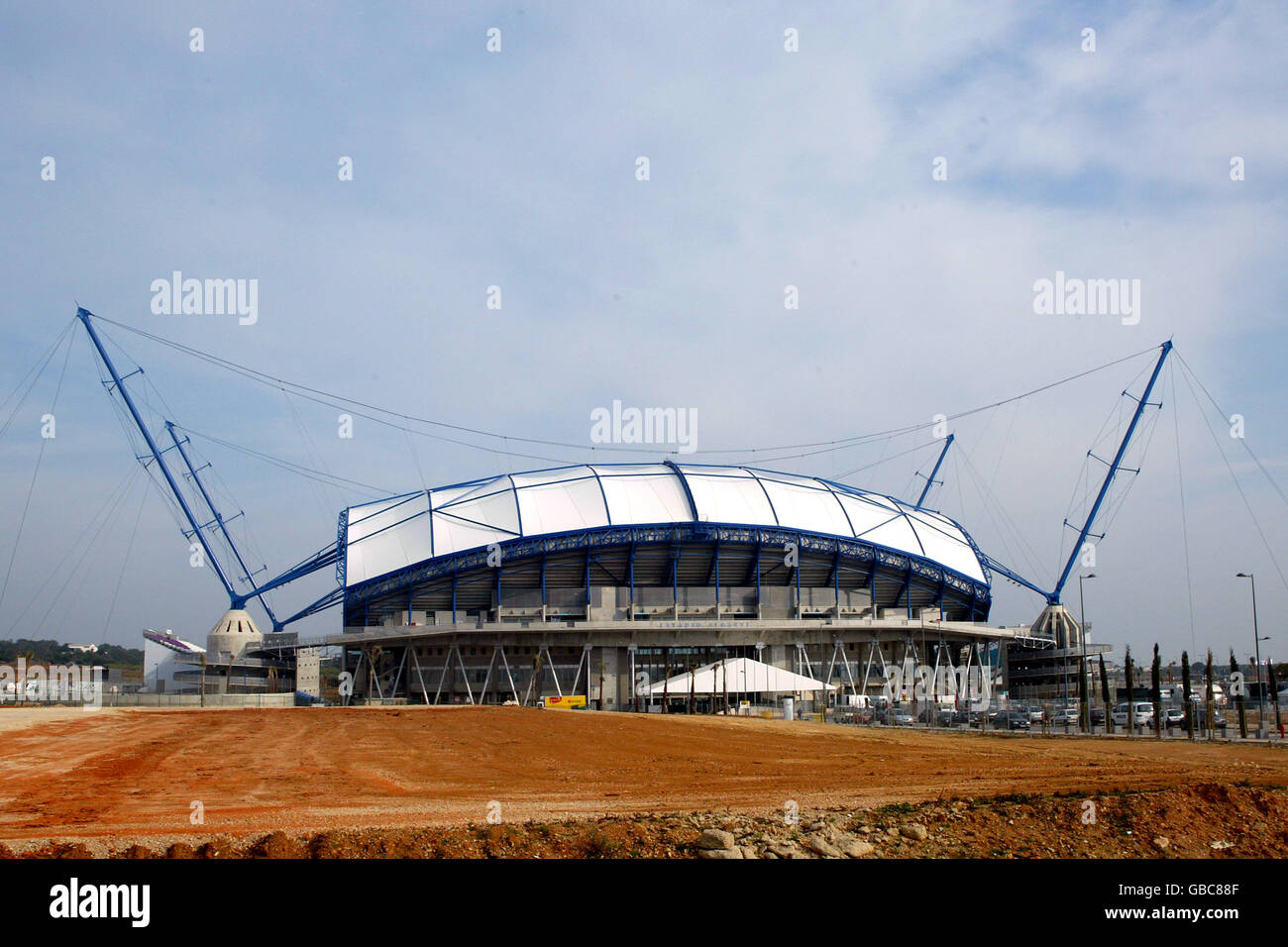 A general view of the Algarve Stadium, Faro. The stadium is still under ...