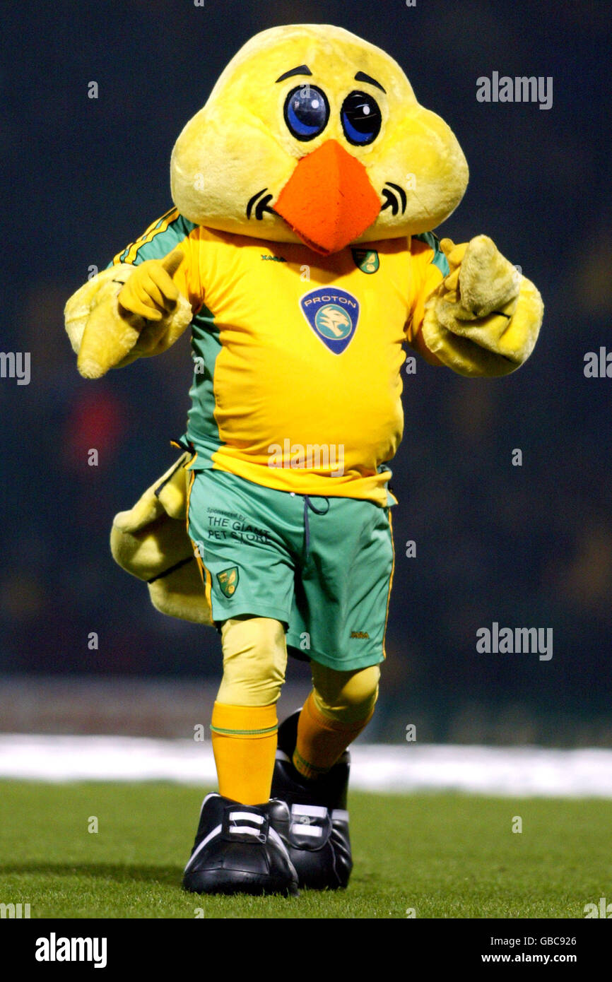 Norwich city mascot hi-res stock photography and images - Alamy