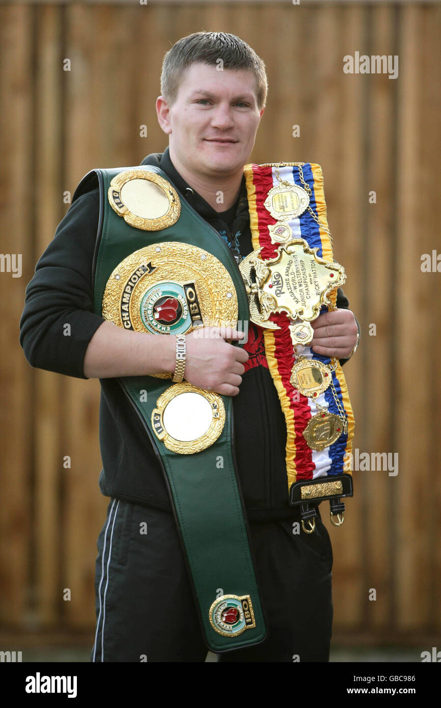 Boxing - Ricky Hatton Press Conference - Village Hotel Stock Photo - Alamy