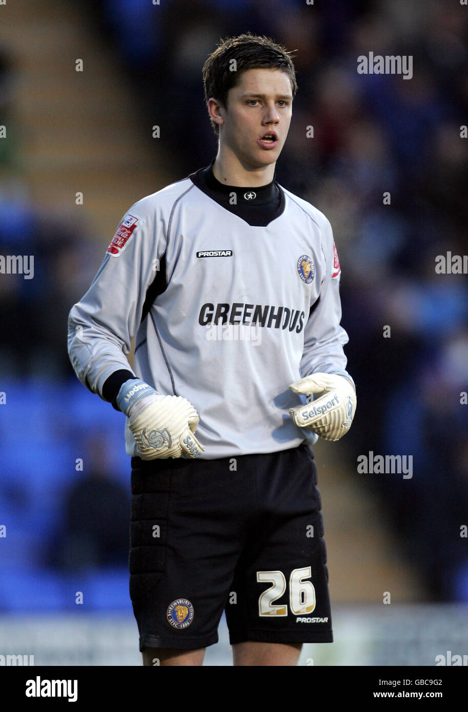 Shrewsbury town goalkeeper luke daniels hi-res stock photography and ...