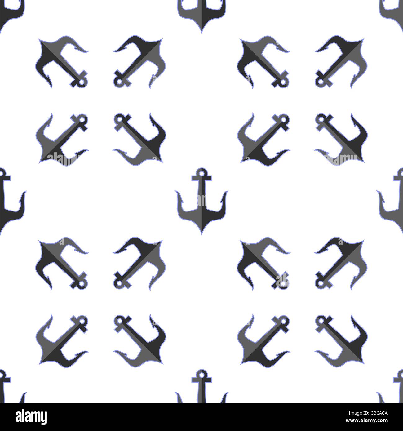 Old marine anchor Stock Vector Images - Alamy