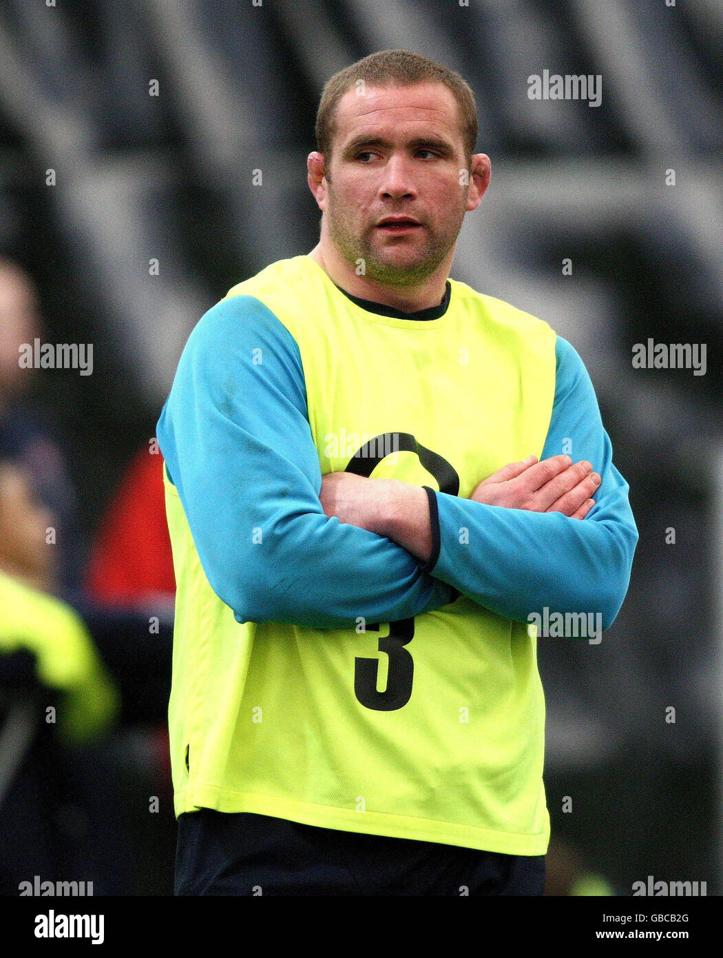 Englands phil vickery training session madjeski stadium dome hi-res ...