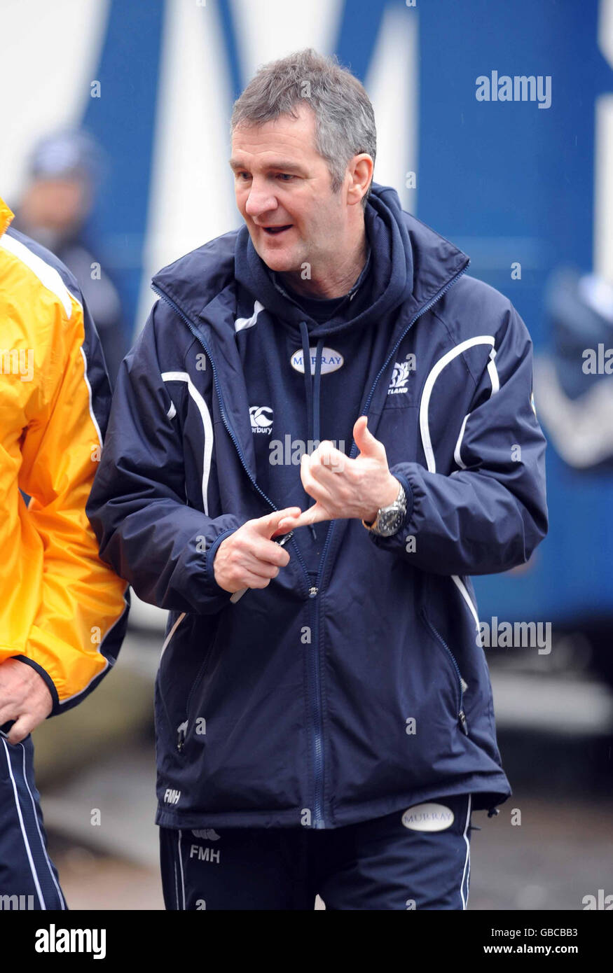 Rugby Union - Scotland Training Session - Heriot-Watt University. Head ...