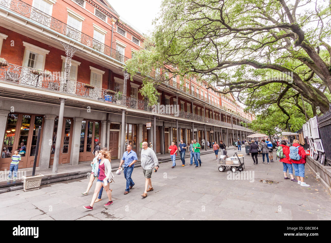 New orleans french quarter street hi-res stock photography and images ...