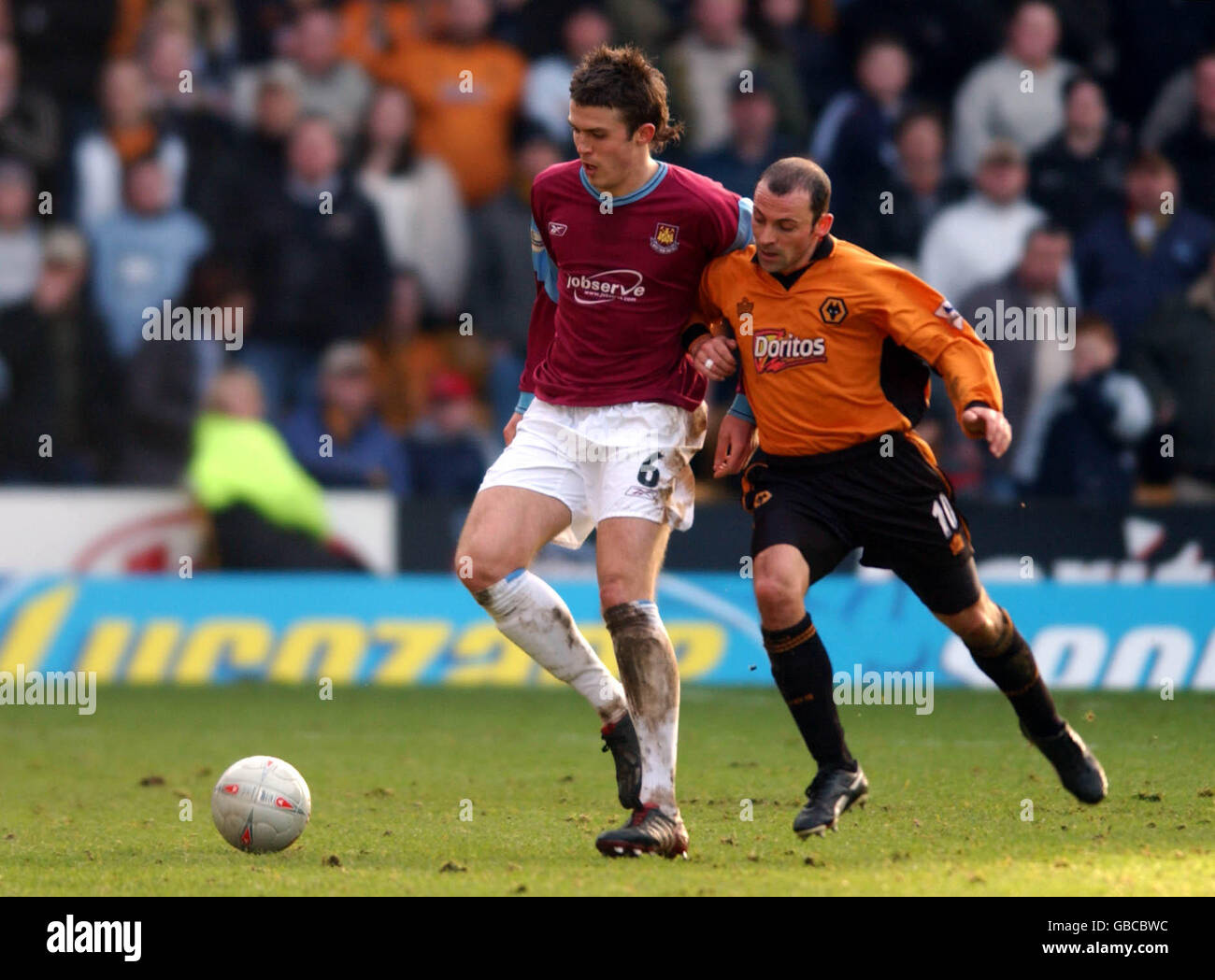 Wolverhampton wanderers colin cameron and west ham uniteds michael ...