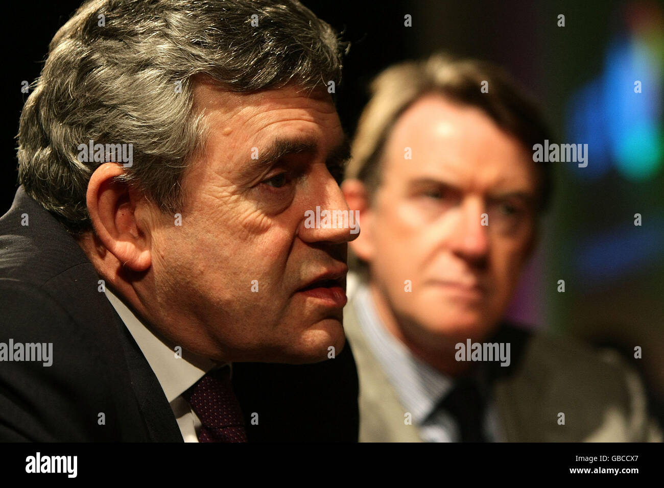 Gordon Brown regional visits Stock Photo - Alamy