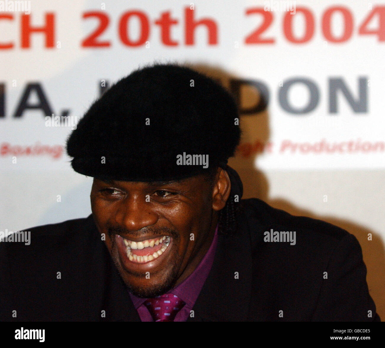 Boxing - Audley Harrison - Press Conference Stock Photo - Alamy