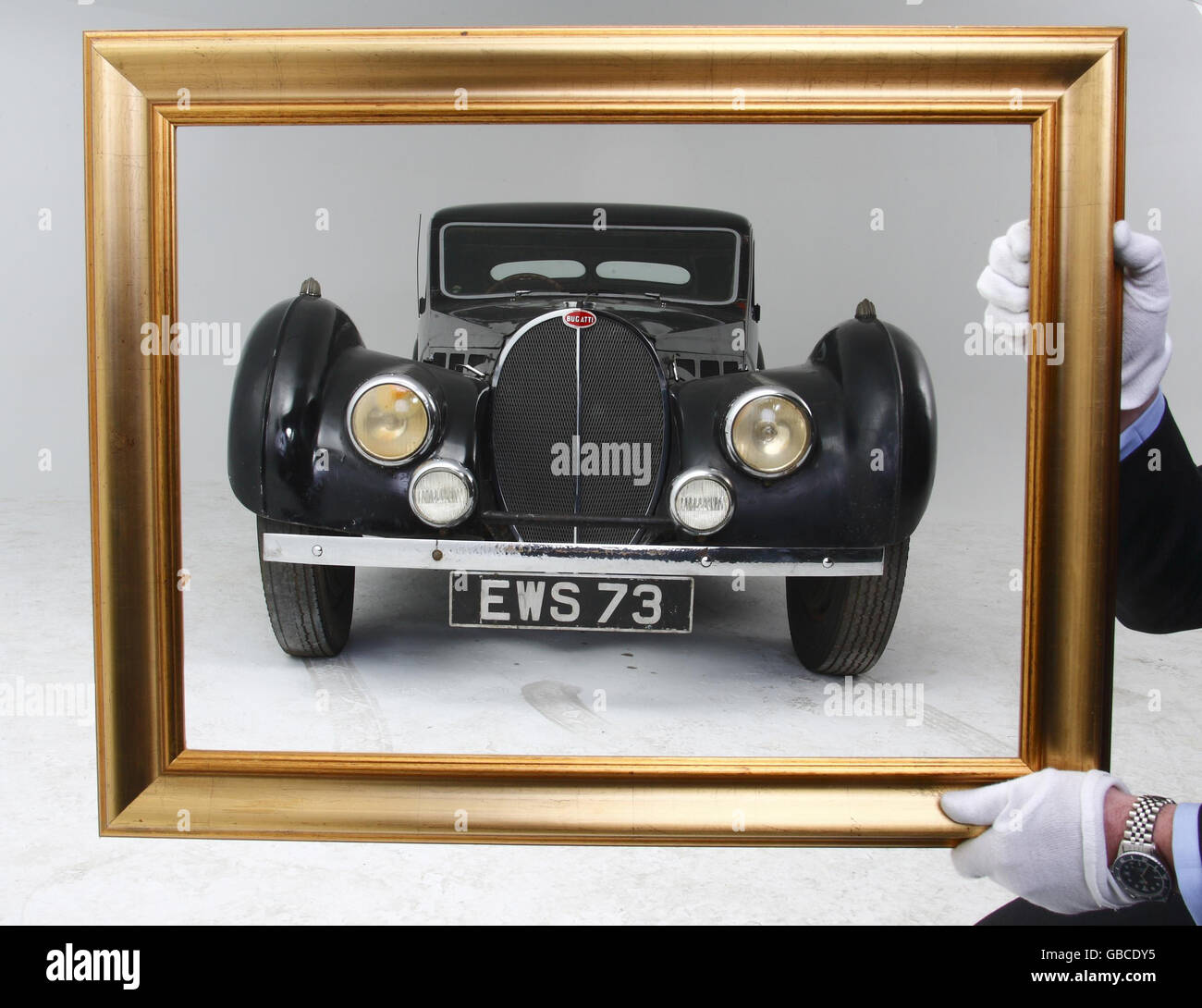 A rare 1937 Bugatti Type 57S, which will go to auction at Bonhams ...