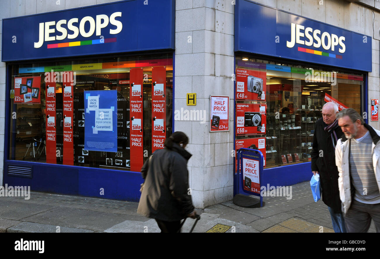 Jessops sales figures Stock Photo - Alamy