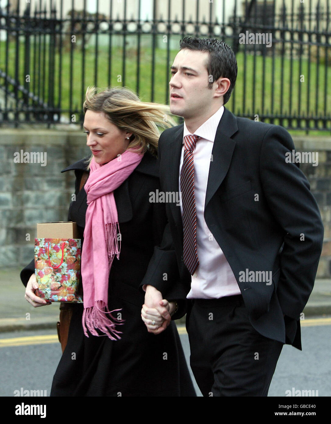 Conrad Zych, skipper of the Greenhill fishing boat, leaving Downpatrick ...