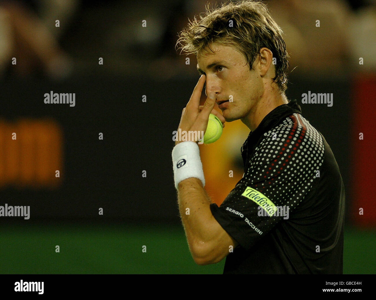 Tennis - Australian Open 2004 - Semi Final. A dejected Juan Carlos ...