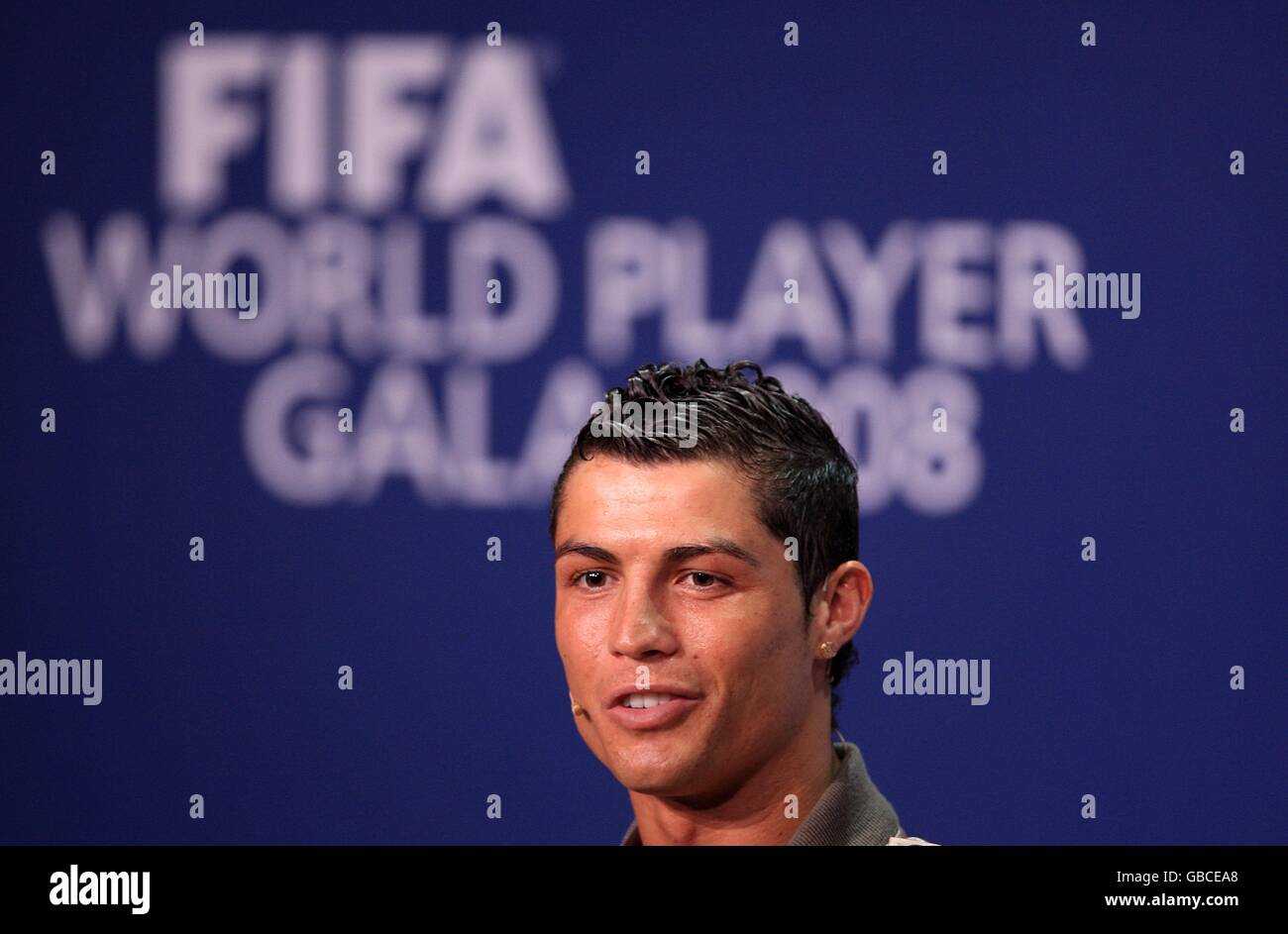 Soccer fifa world player gala 2008 zurich opera house hi-res stock ...