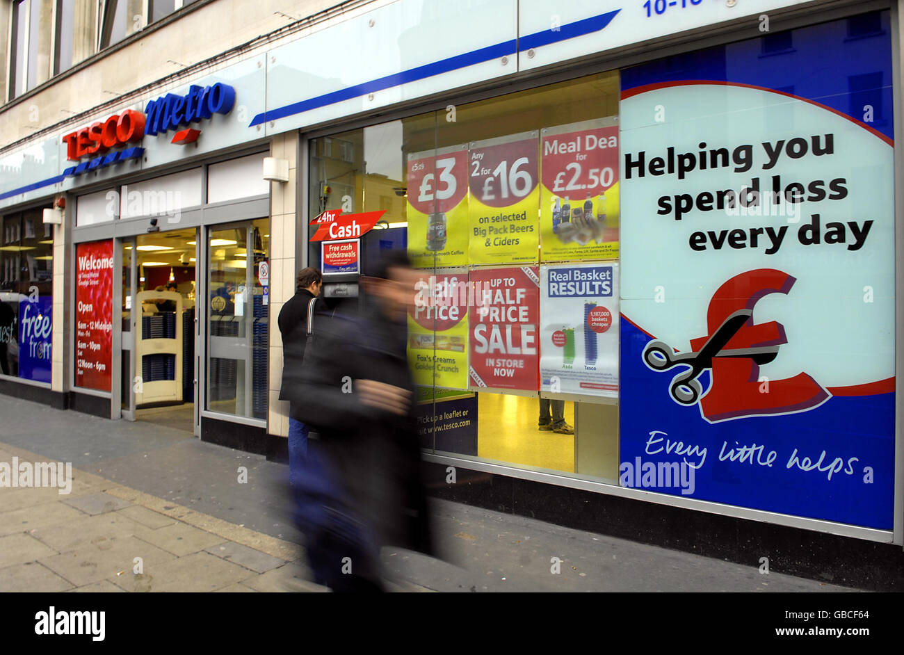 Tesco every little helps hi-res stock photography and images - Alamy