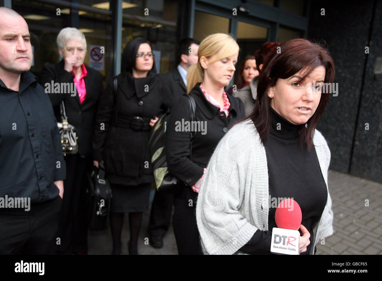 Diane Hamill, sister of murder victim Robert Hamill, arrives with ...