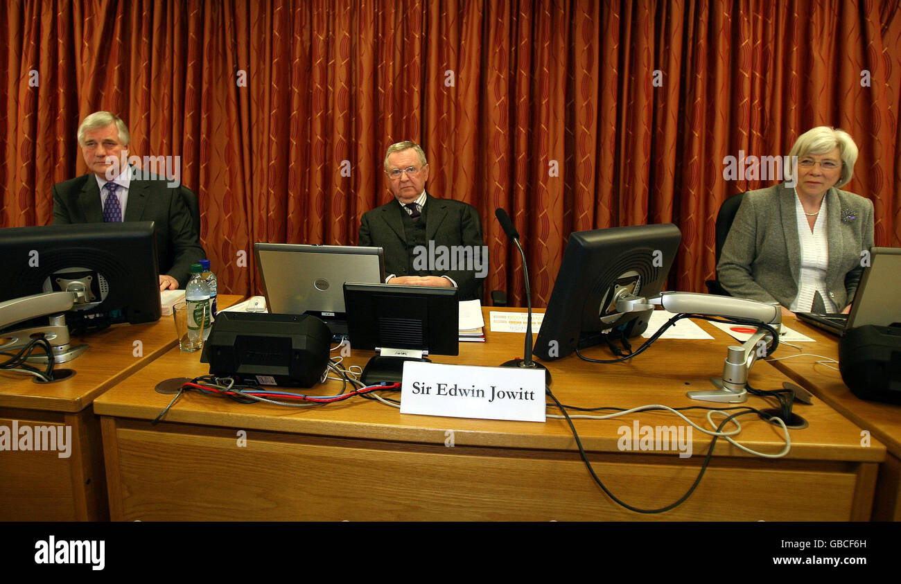 Chaired by former english high court judge sir edwin jowitt hi-res ...