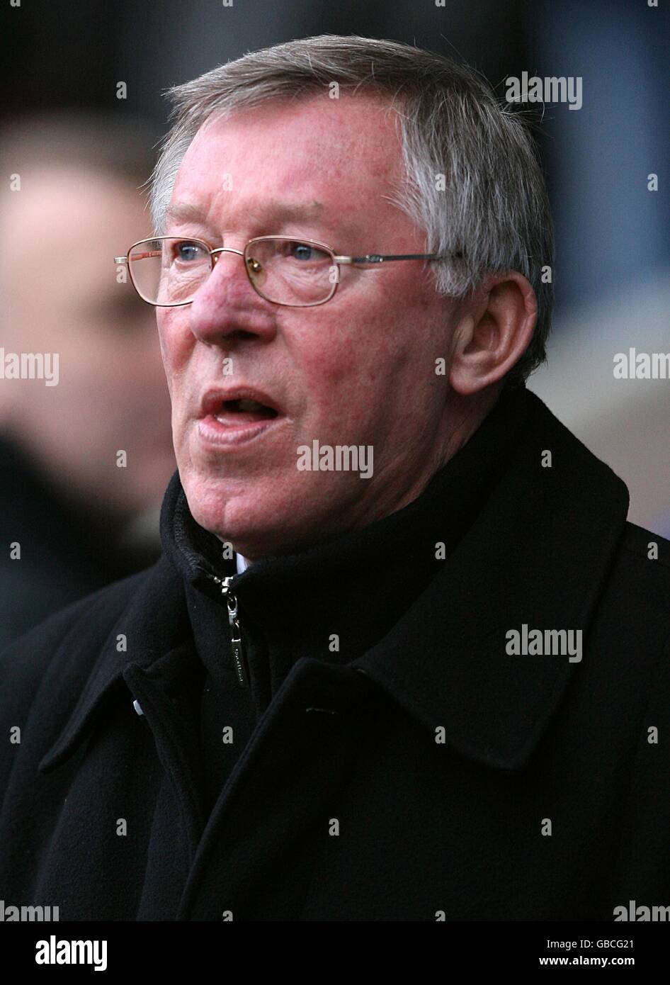 Alex ferguson on the touchline hi-res stock photography and images - Alamy