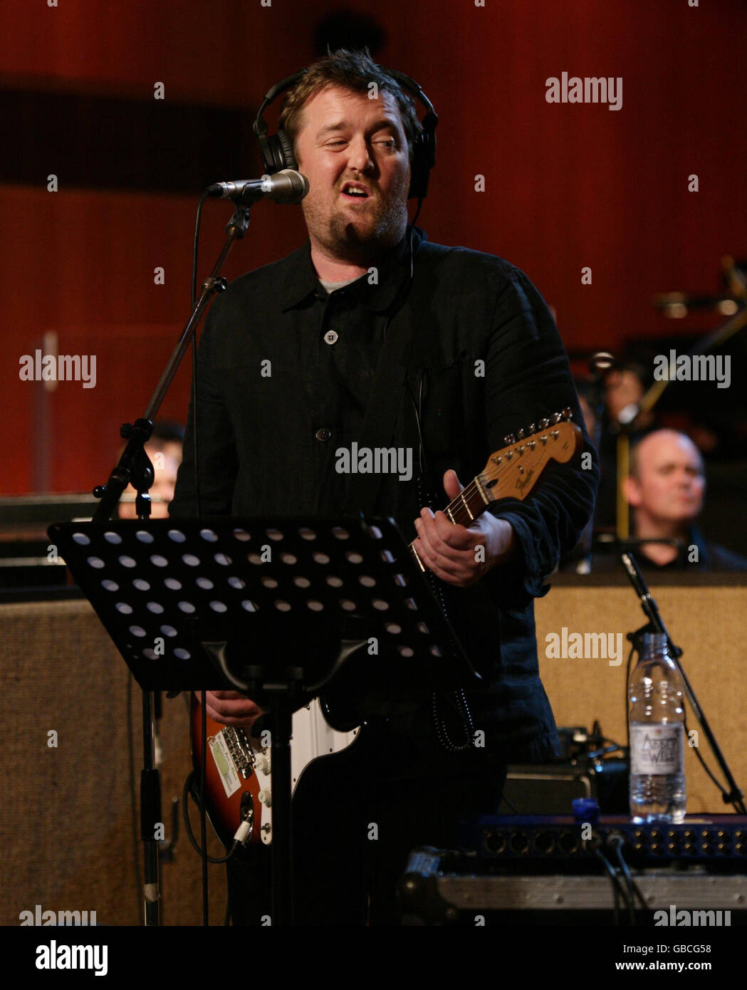 Guy Garvey of Elbow performs live with the BBC Concert Orchestra for a ...
