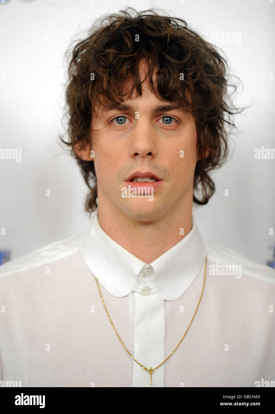Johnny Borrell is seen attending the South Bank Show Awards at the ...