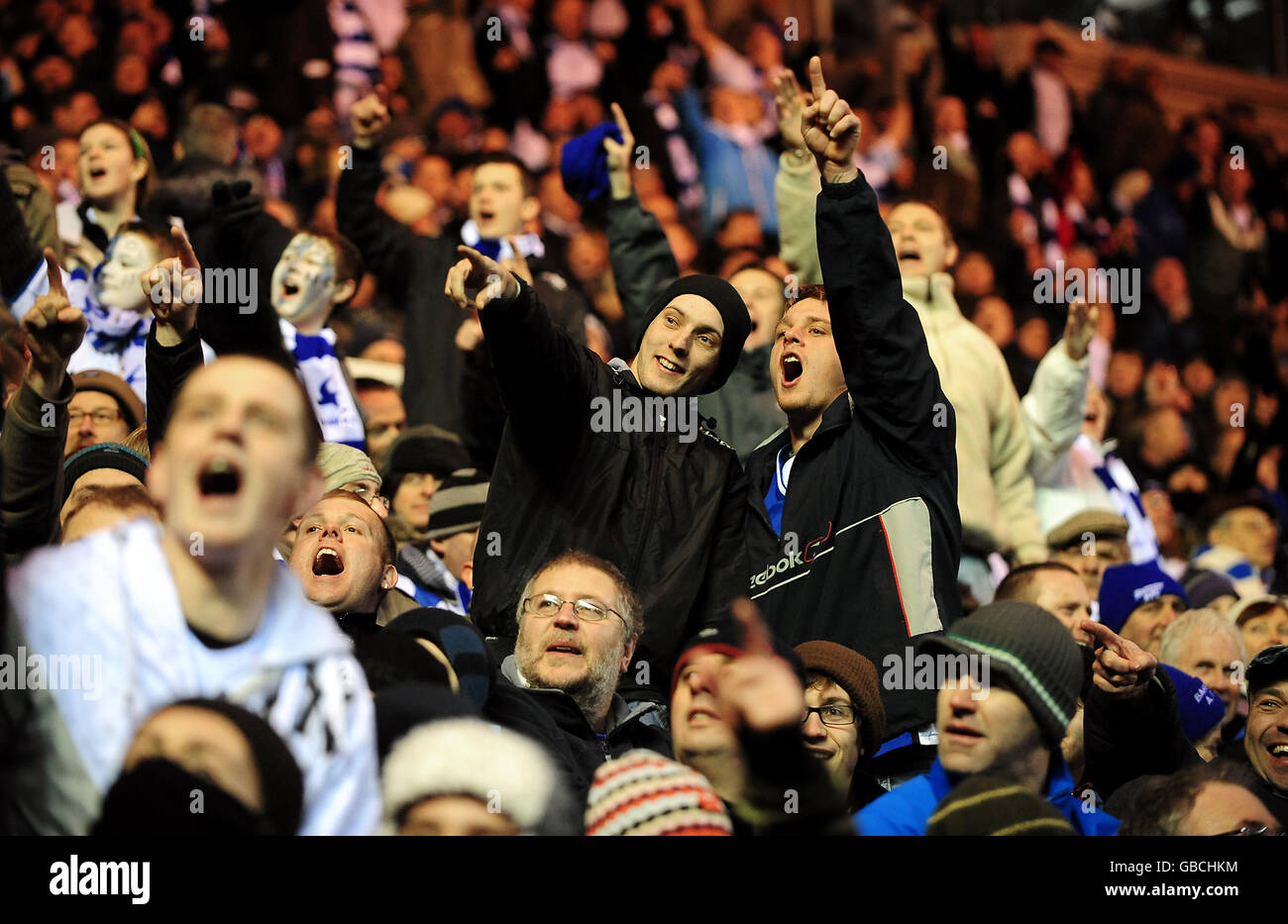 Barrow fans in the stands hi-res stock photography and images - Alamy