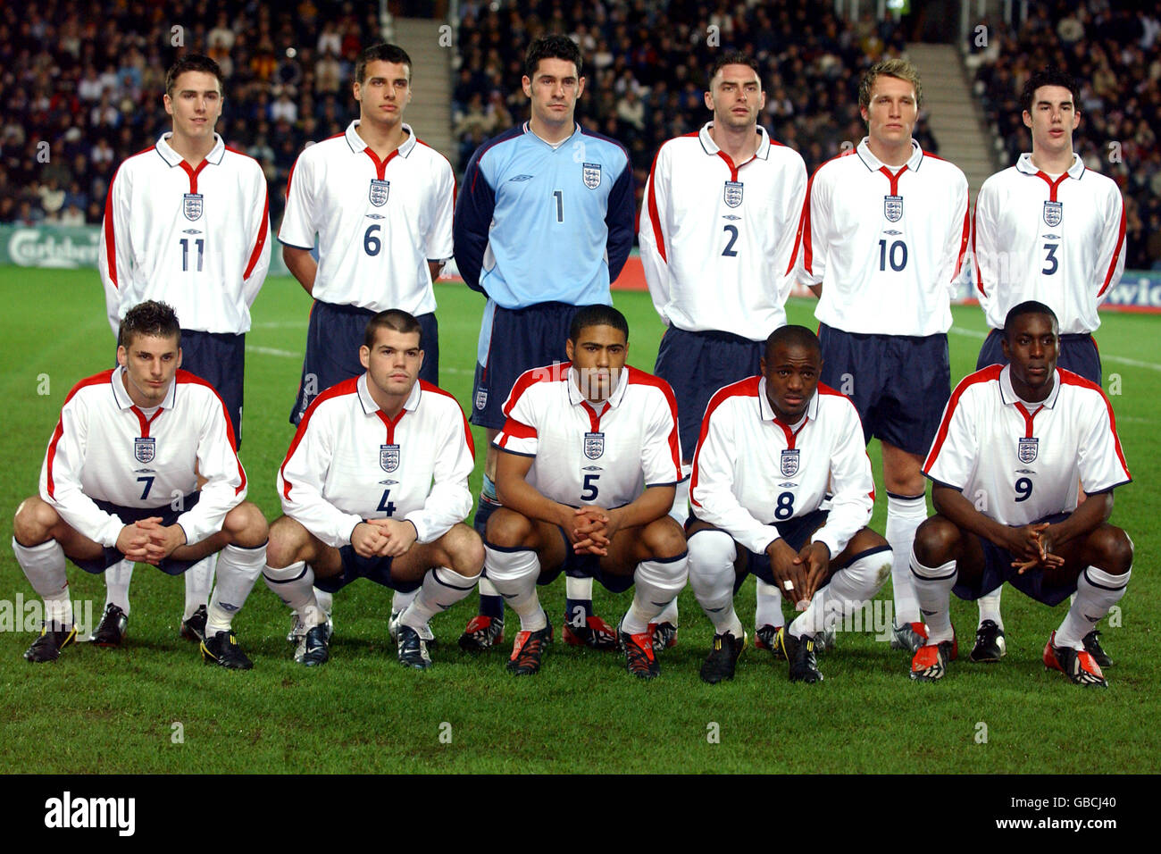 England under 21 team group hi-res stock photography and images - Alamy