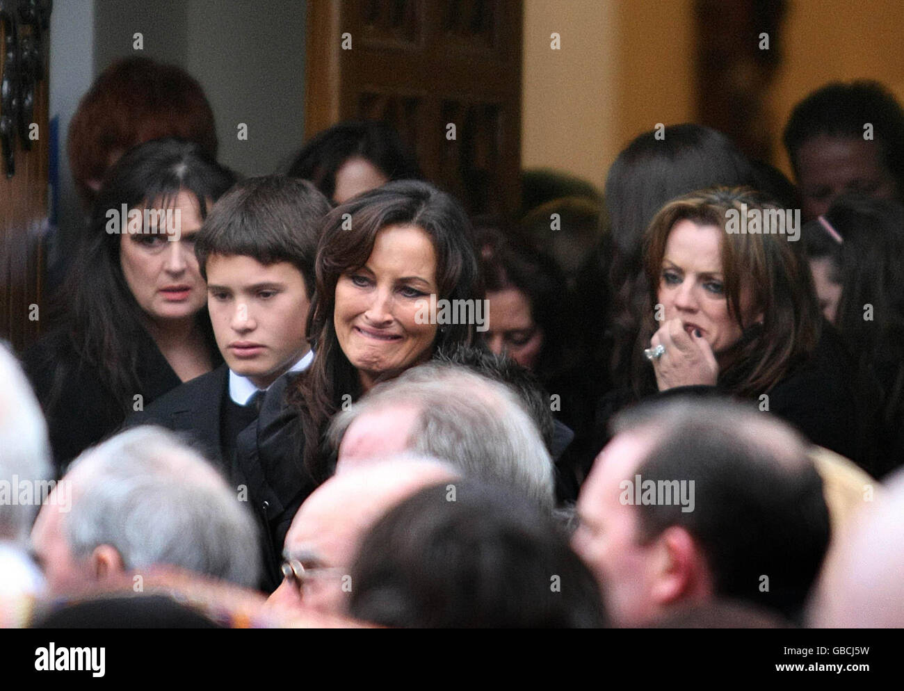 At the funeral of wealthy irish businessman socialite patrick rocca hi ...