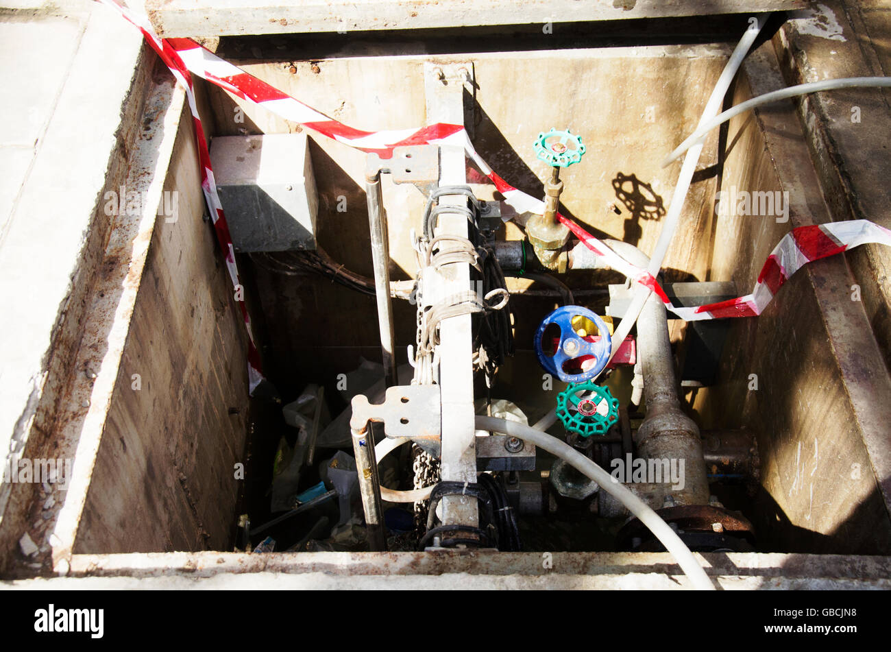 Emergency water supply plant for hydrant outlet in Nonthaburi Province ...