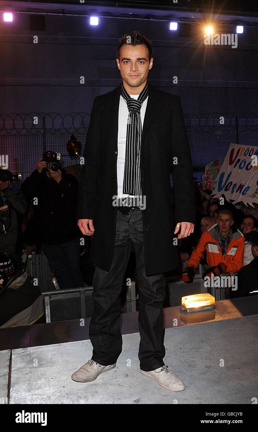 Ben adams is evicted at the celebrity big brother final hi-res stock ...