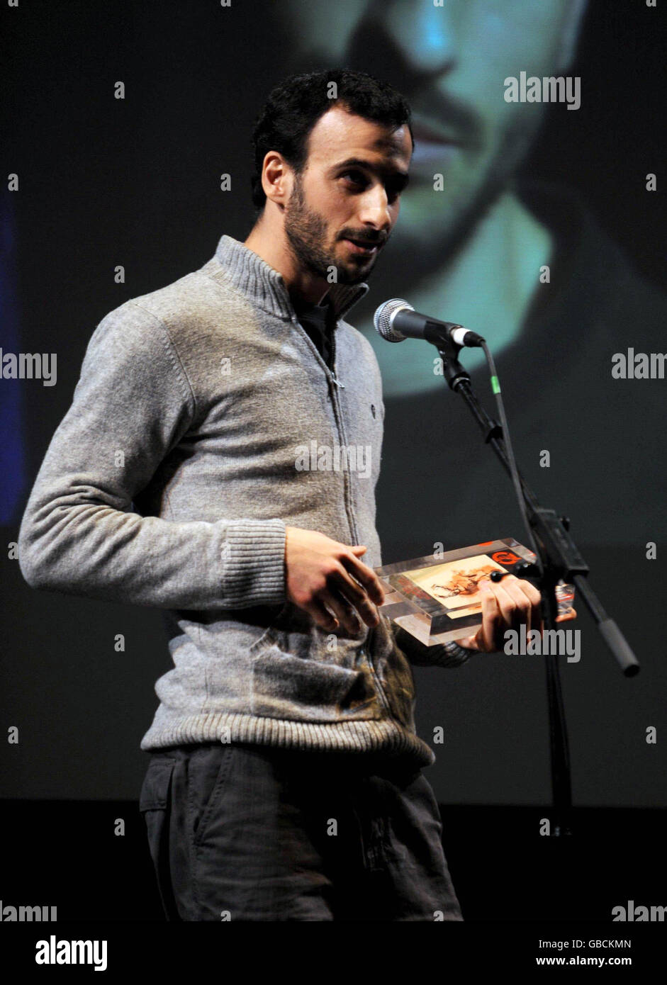 Hofesh Shechter receives the Best Modern Choreography Award for 'In ...
