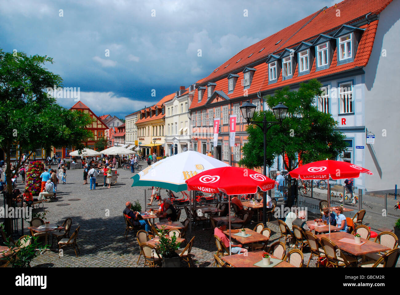 Mueritz waren seenplatte mecklenburg vorpommern deutschland hi-res ...