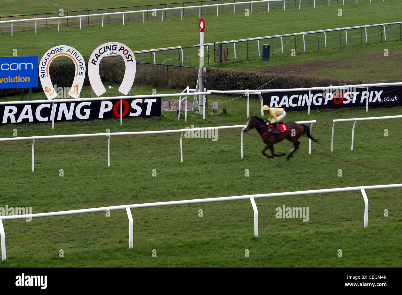 Horse racing kempton park racing hi-res stock photography and images ...