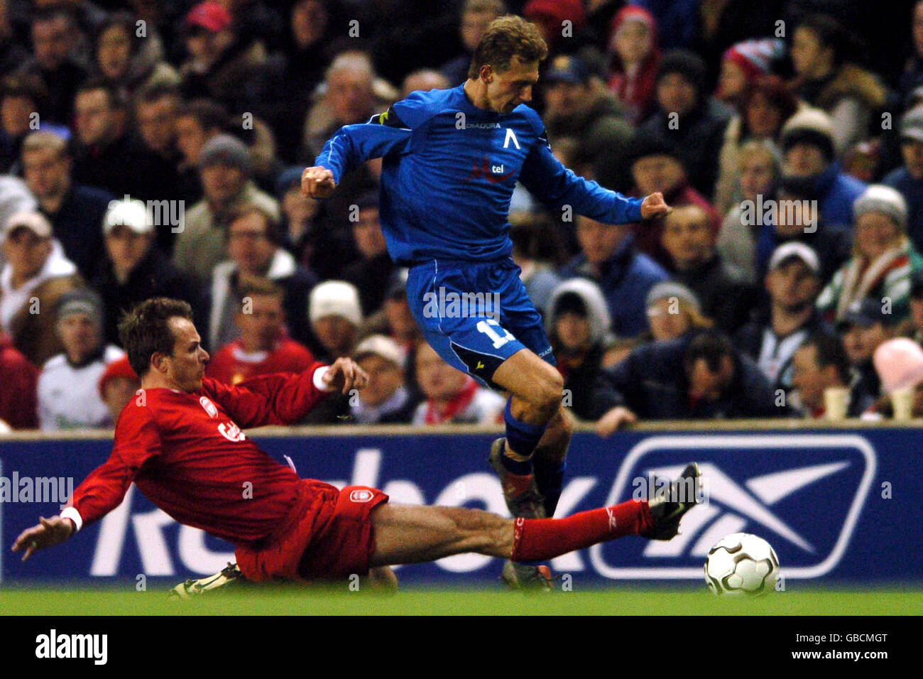 Soccer - UEFA Cup - Third Round - First Leg - Liverpool v Levski Sofia ...