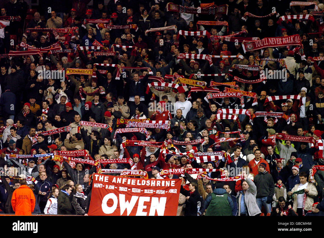 Soccer - UEFA Cup - Third Round - First Leg - Liverpool v Levski Sofia ...