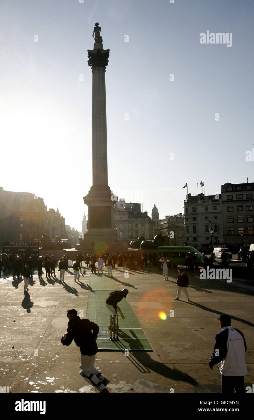 Group charity cricketers practice attempt record breaking match on ...