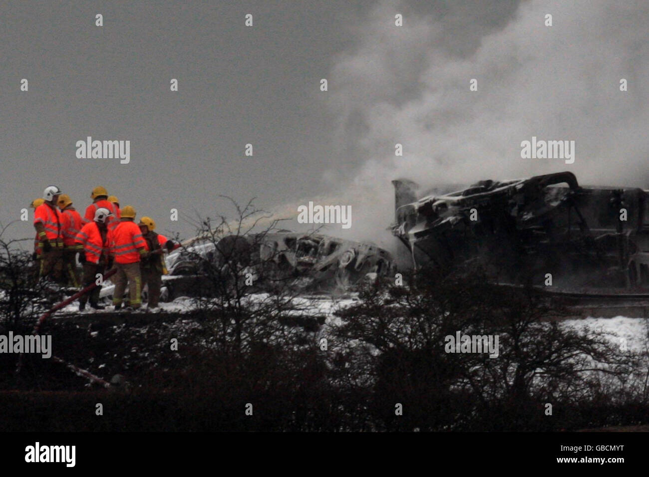 Scene after freight train hi-res stock photography and images - Alamy